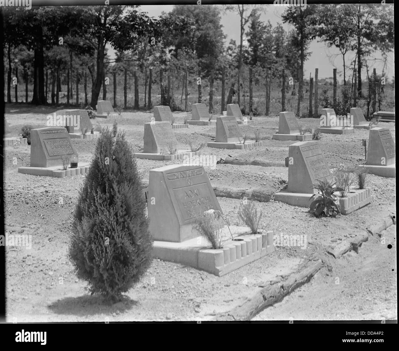 Rohwer Relocation Center, located in McGehee, Arkansas, housed Japanese ...