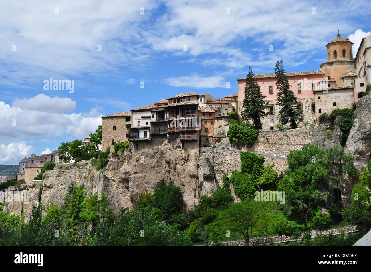 Cuenca hanging houses Stock Photo - Alamy
