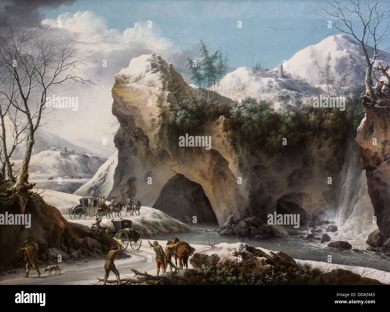 Stagecoach snow hi-res stock photography and images - Alamy