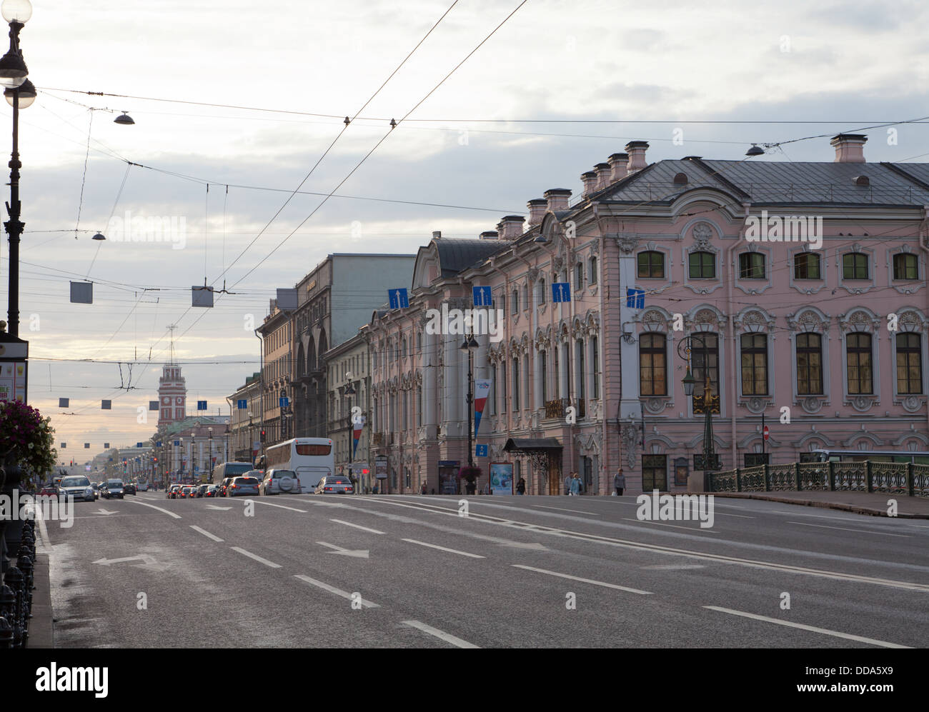 Nevsky Prospect, St. Petersburg, Russia Stock Photo - Alamy