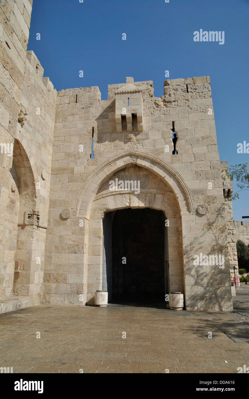 Jaffa Gate in Old city of jerusalem, Israel Stock Photo - Alamy