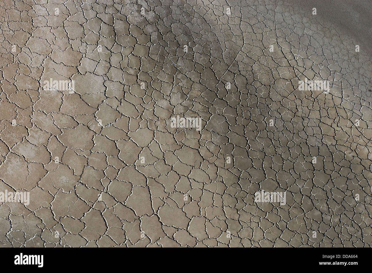 Aerial view of the dry land in the Monegros Desert Stock Photo - Alamy