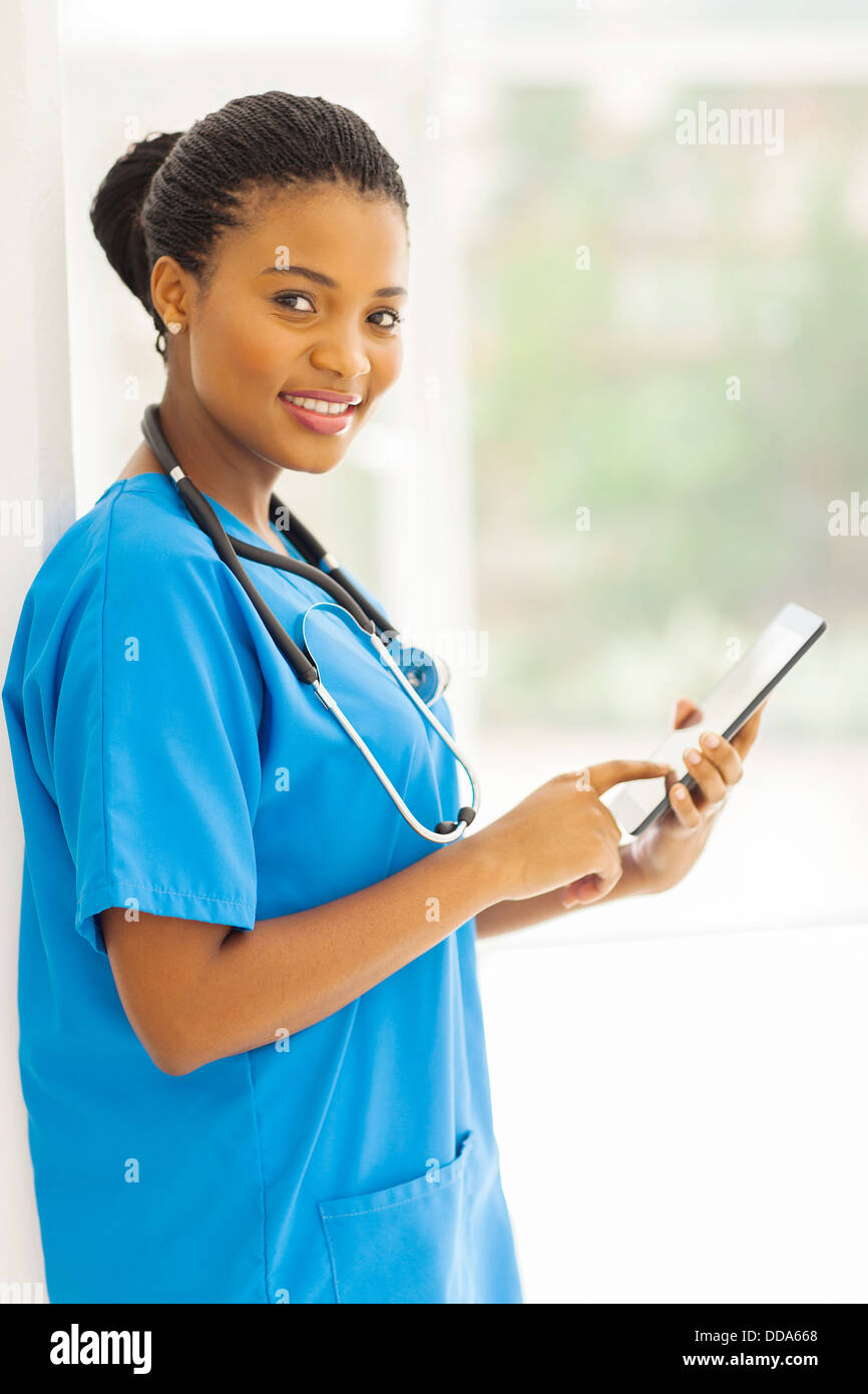 African american female health worker hi-res stock photography and ...