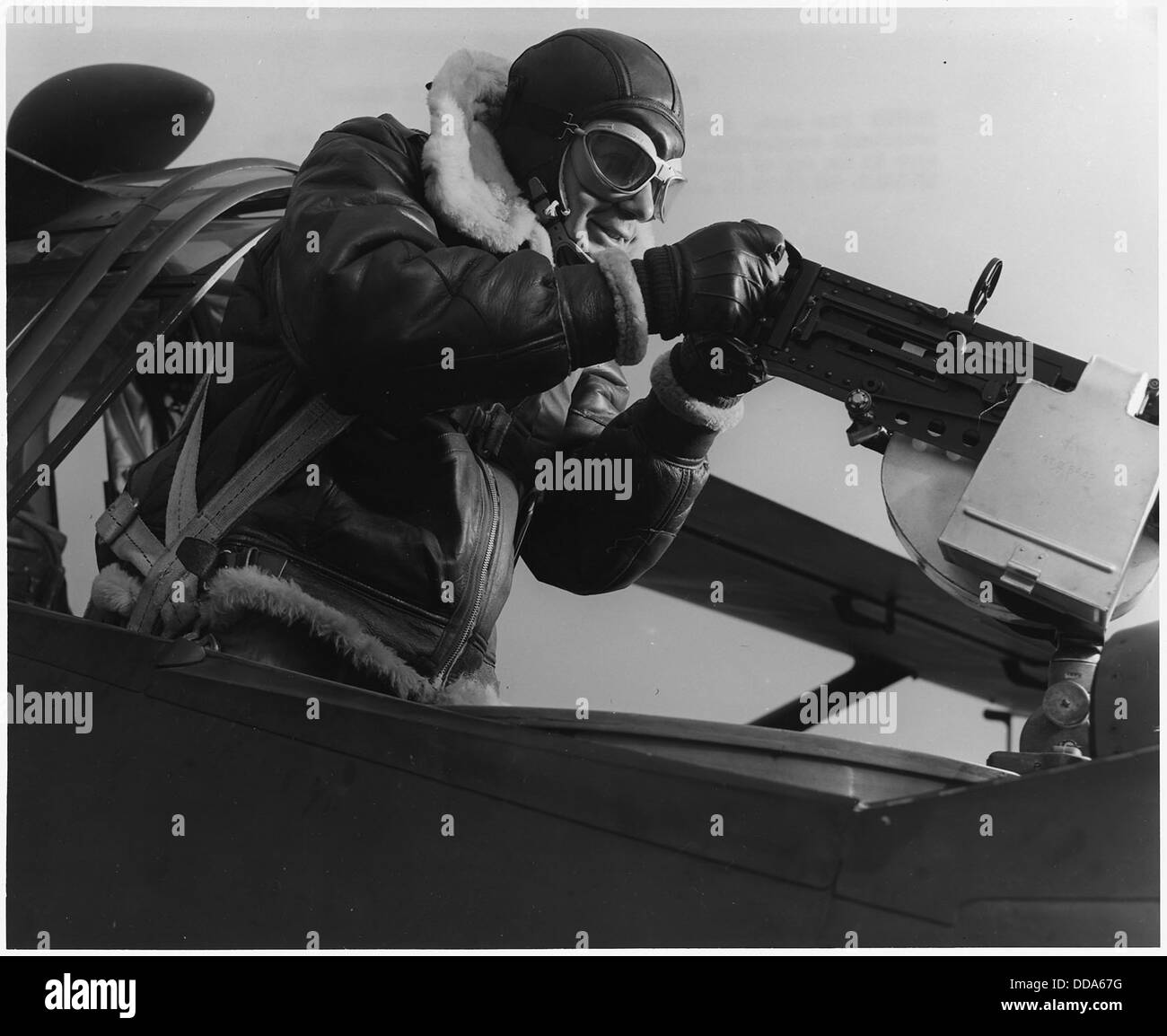 This image features an aerial machine gunner known for his speed and ...