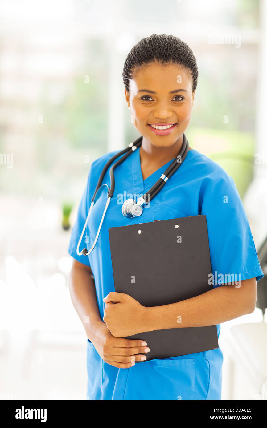 beautiful female African American medical professional in office Stock ...