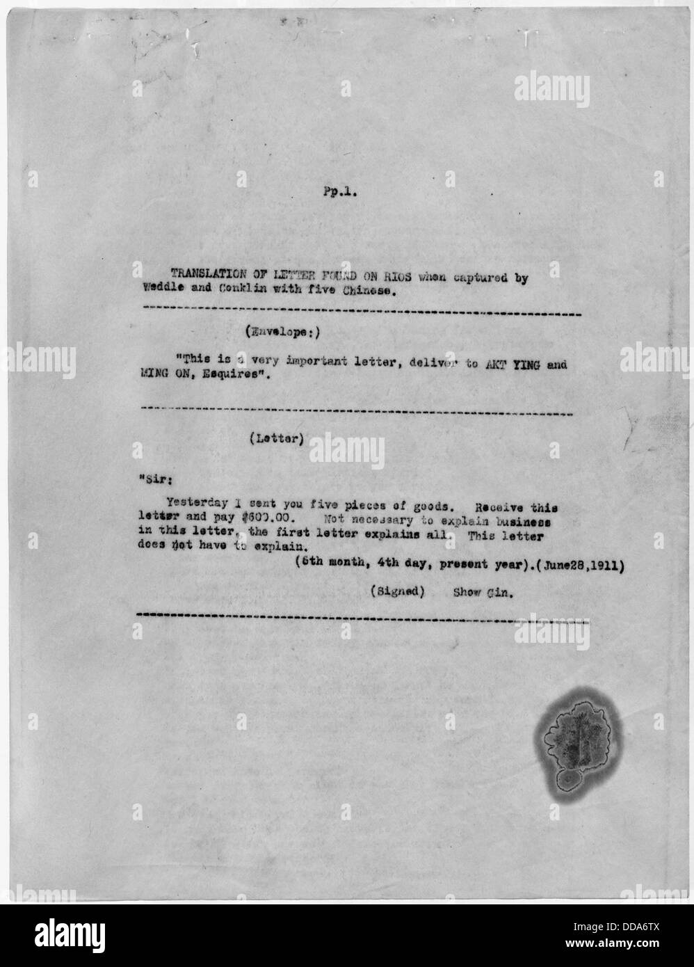 Historical letter analysis hi-res stock photography and images - Alamy