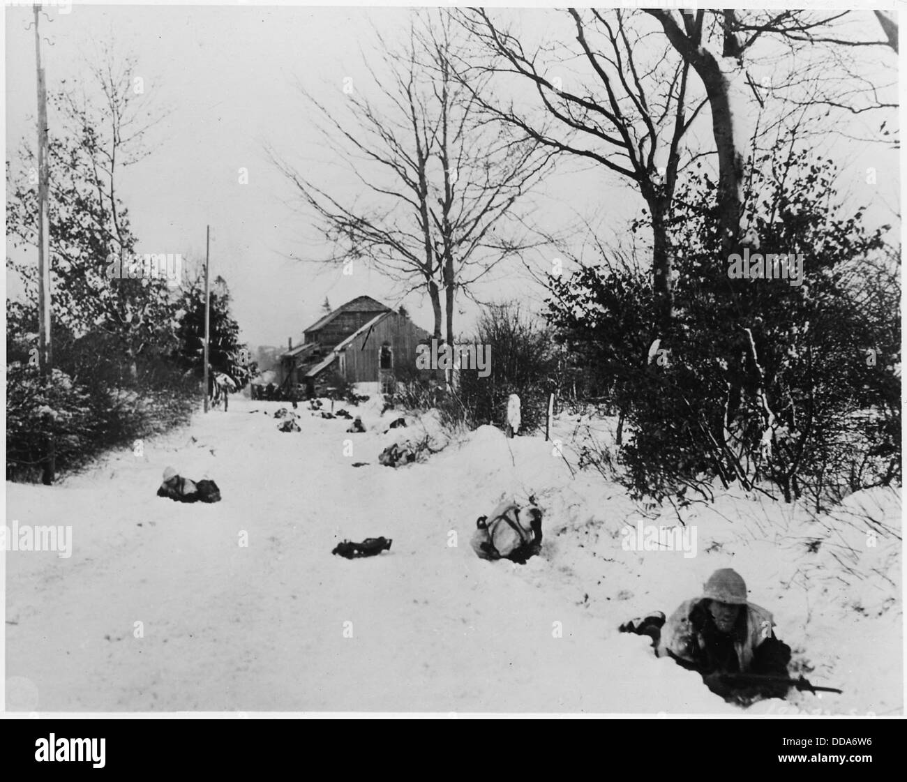 Battle of st vith Black and White Stock Photos & Images - Alamy