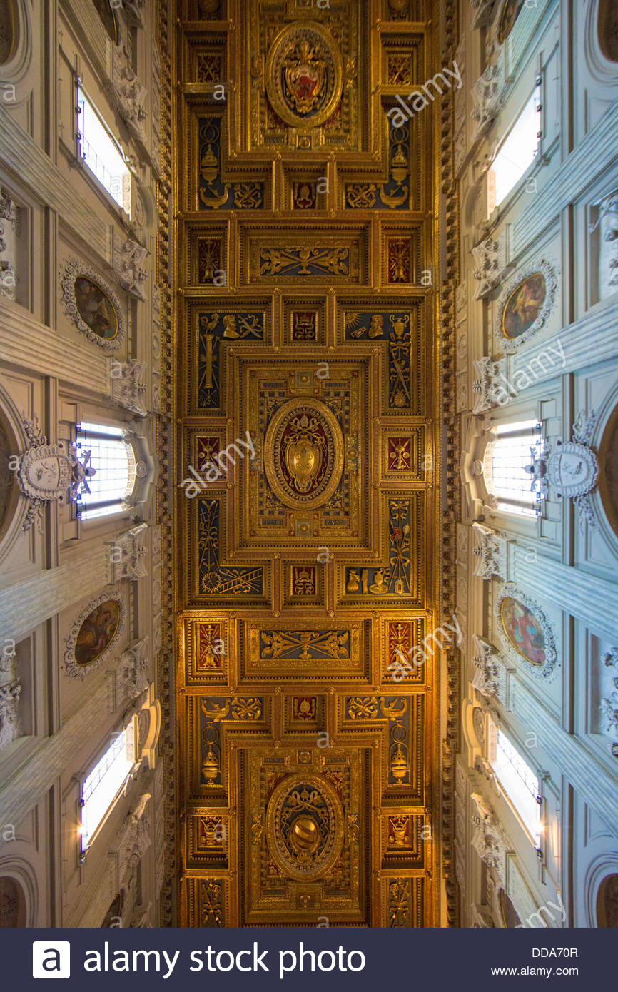 The Basilica di San Giovanni in Laterano is Rome's cathedral Stock ...