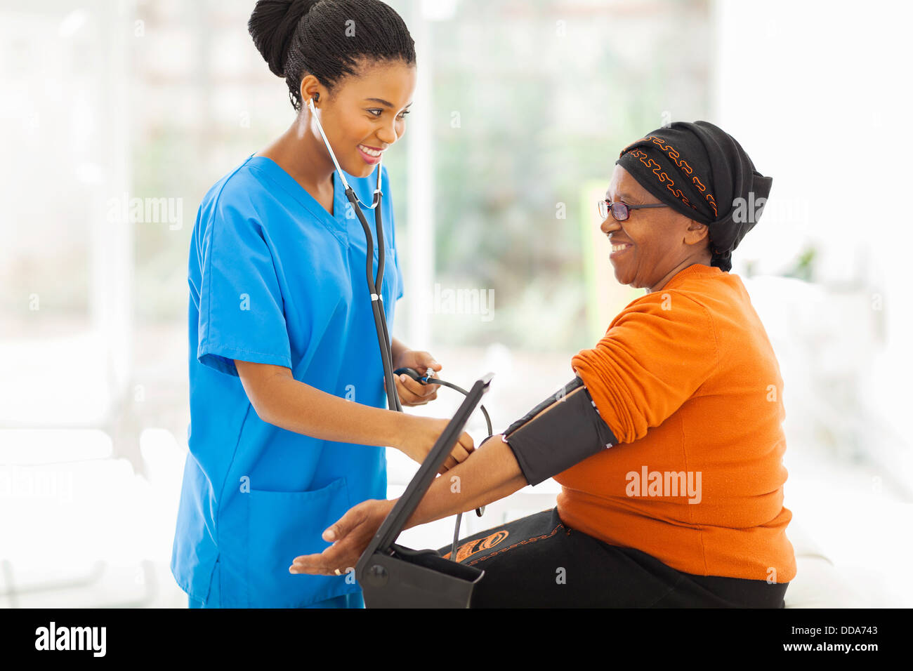 Nurse Taking Blood Pressure