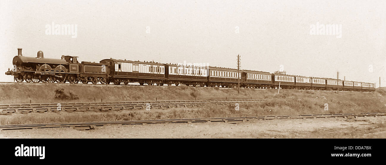 Lnwr railway passenger train hi-res stock photography and images - Alamy