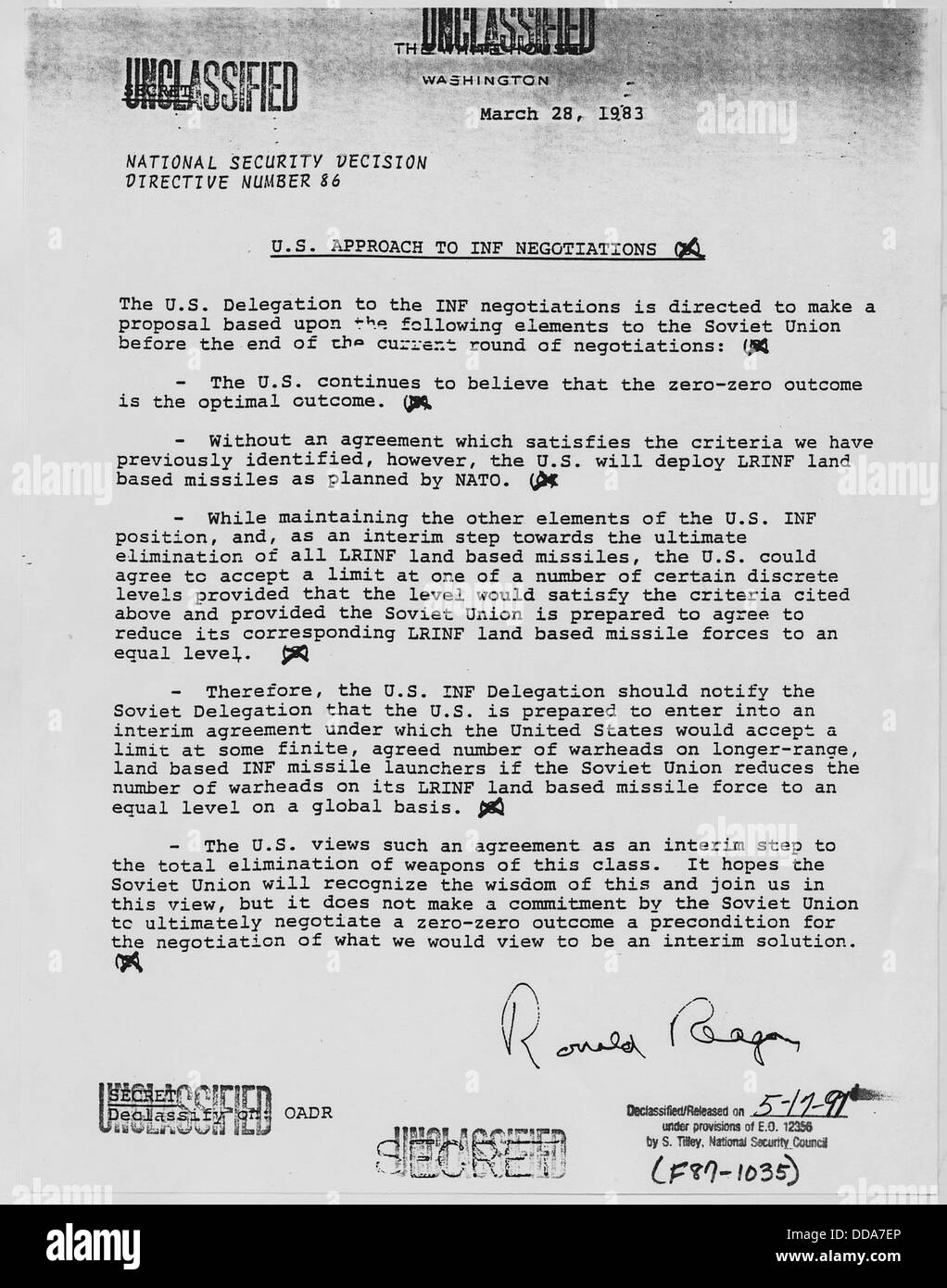 Nuclear agreements hi-res stock photography and images - Alamy