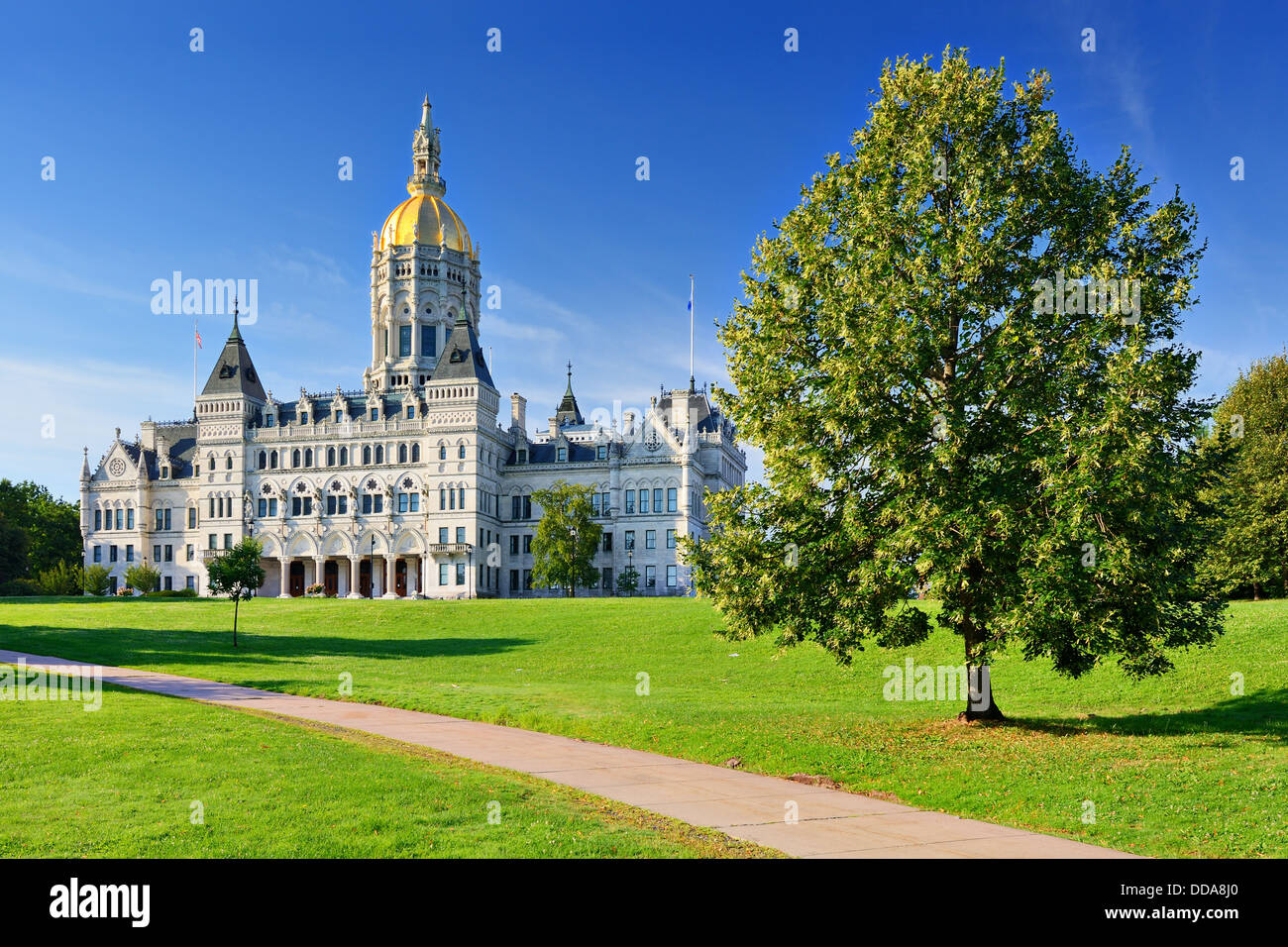 State capitol building hartford connecticut hi-res stock photography ...