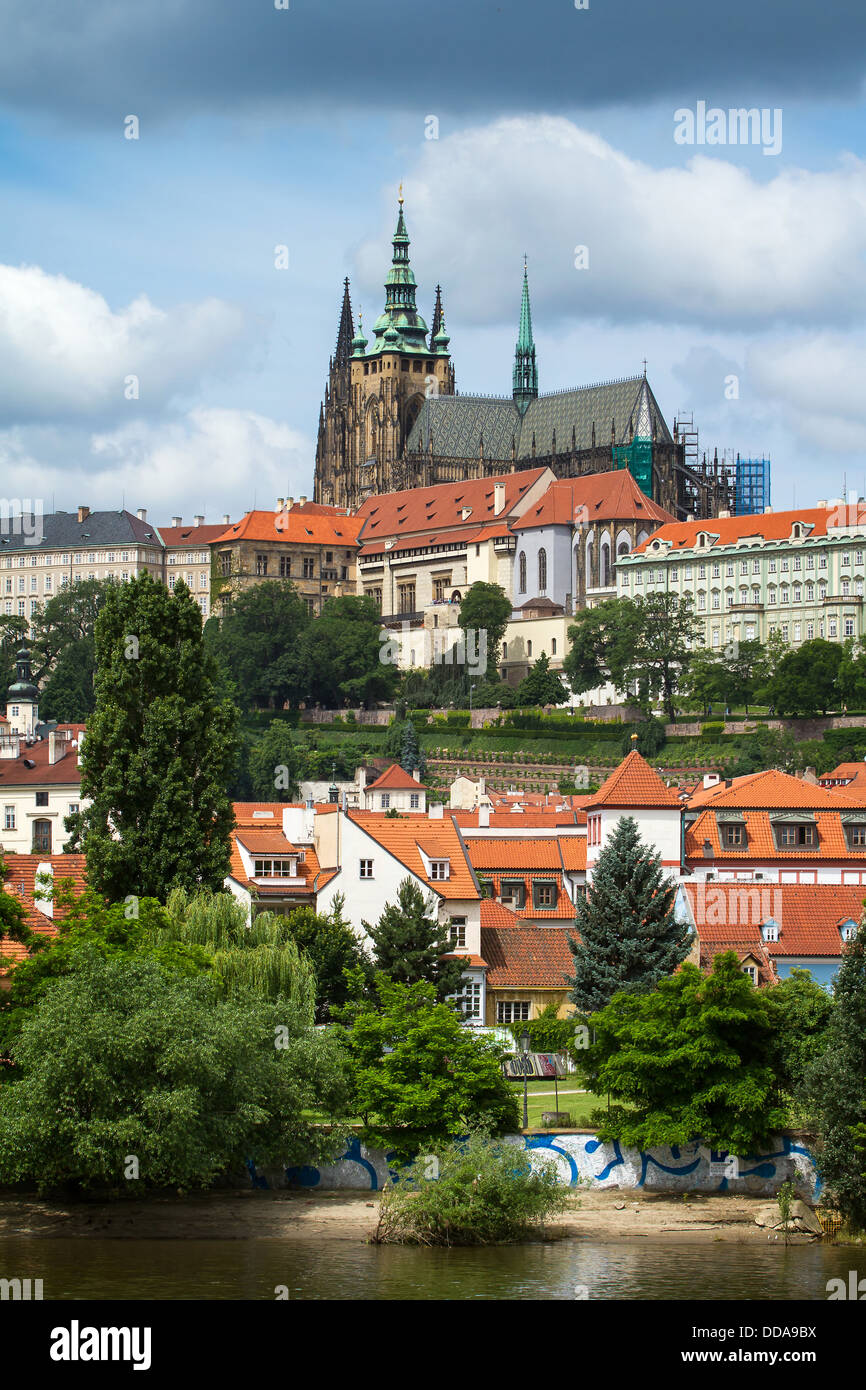 View of Prague castle Stock Photo - Alamy