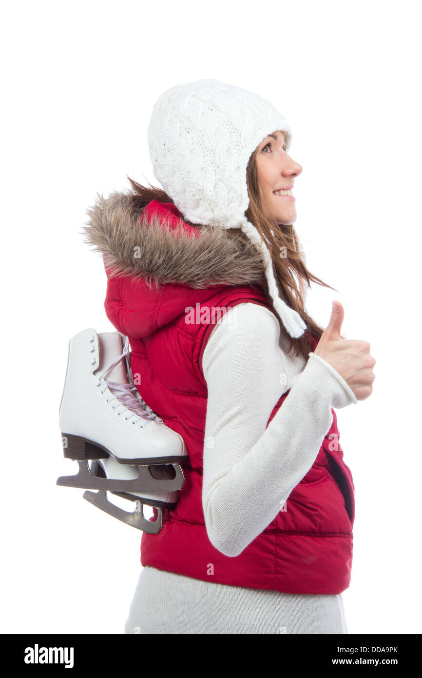 Woman skate figure hi-res stock photography and images - Alamy