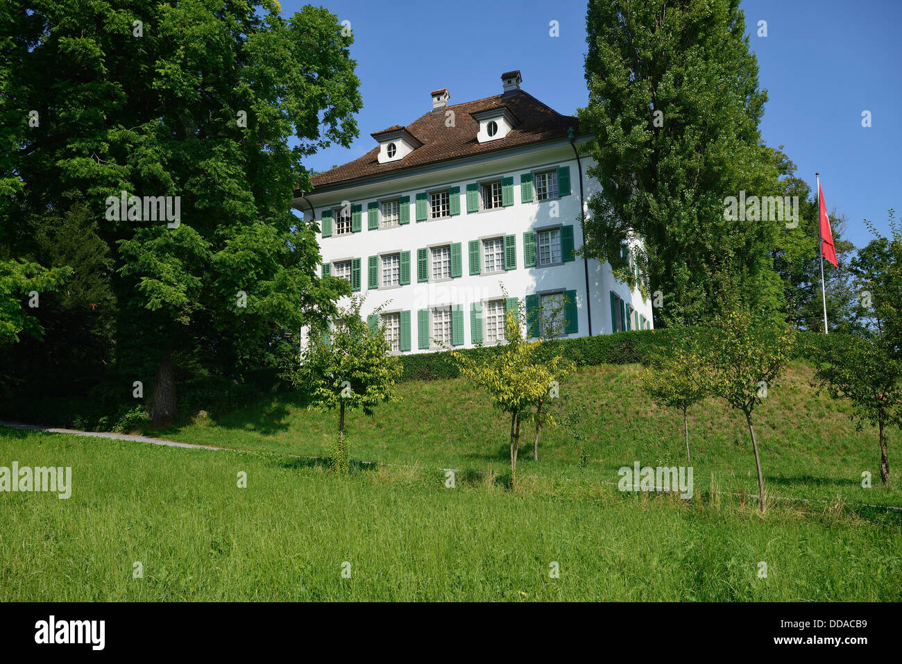 Tribschen, Richard Wagner House in Lucerne, Switzerland, Europe Stock ...