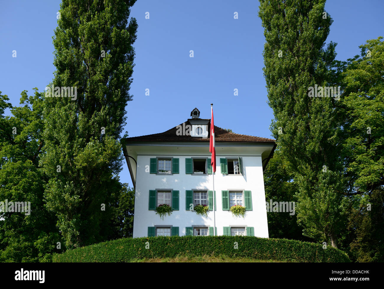 Tribschen, Richard Wagner House in Lucerne, Switzerland, Europe Stock ...