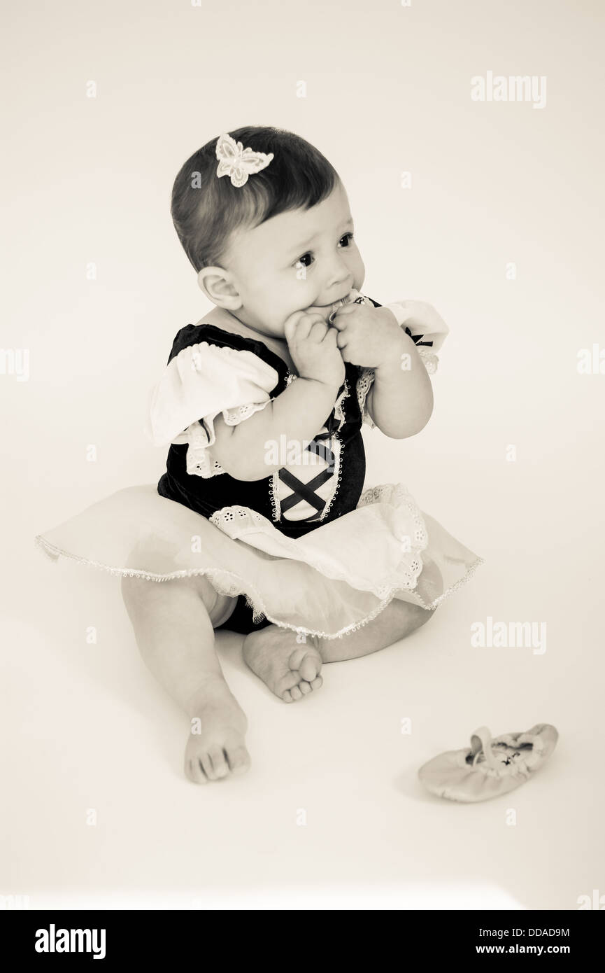 Baby girl ballerina Stock Photo - Alamy
