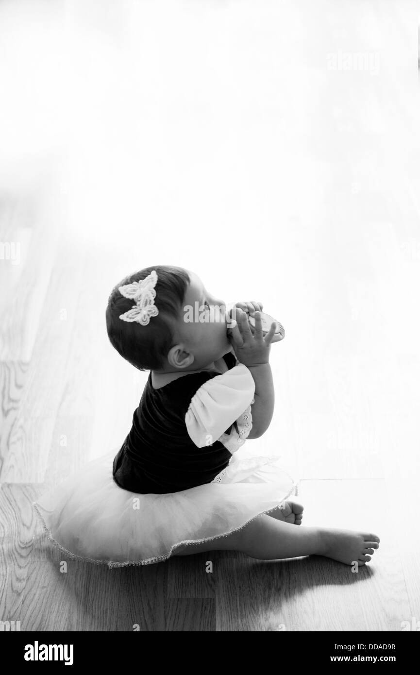 baby girl ballerina Stock Photo - Alamy