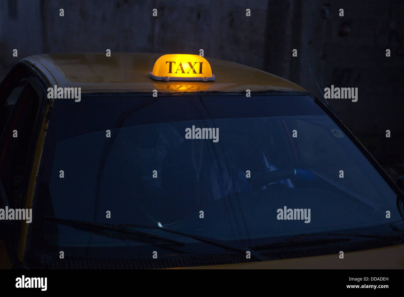 Yellow taxi in Addis Ababa, Ethiopia Stock Photo - Alamy
