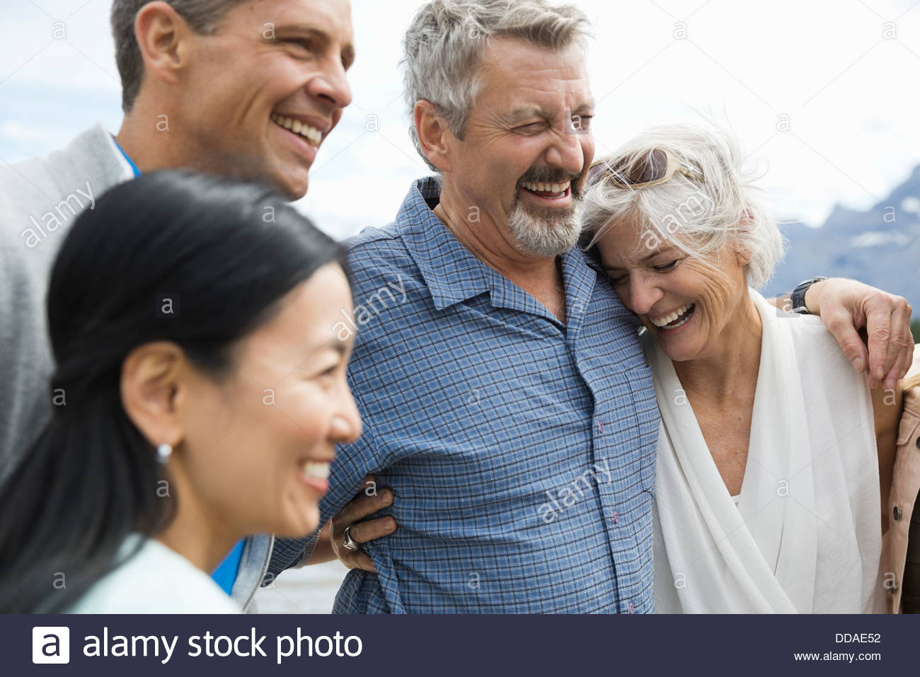Asian friends laughing hi-res stock photography and images - Alamy