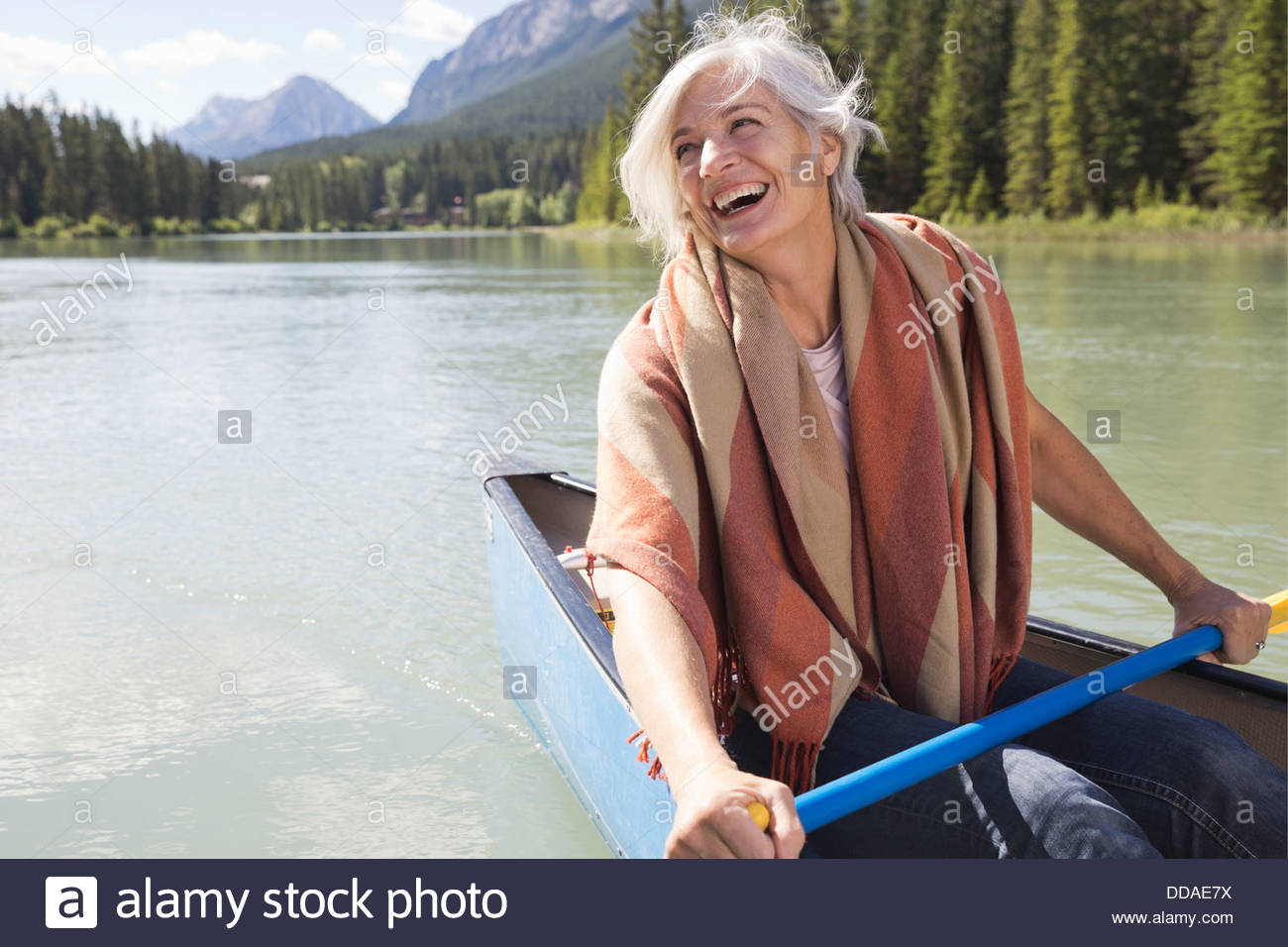 Grey canoe hi-res stock photography and images - Alamy