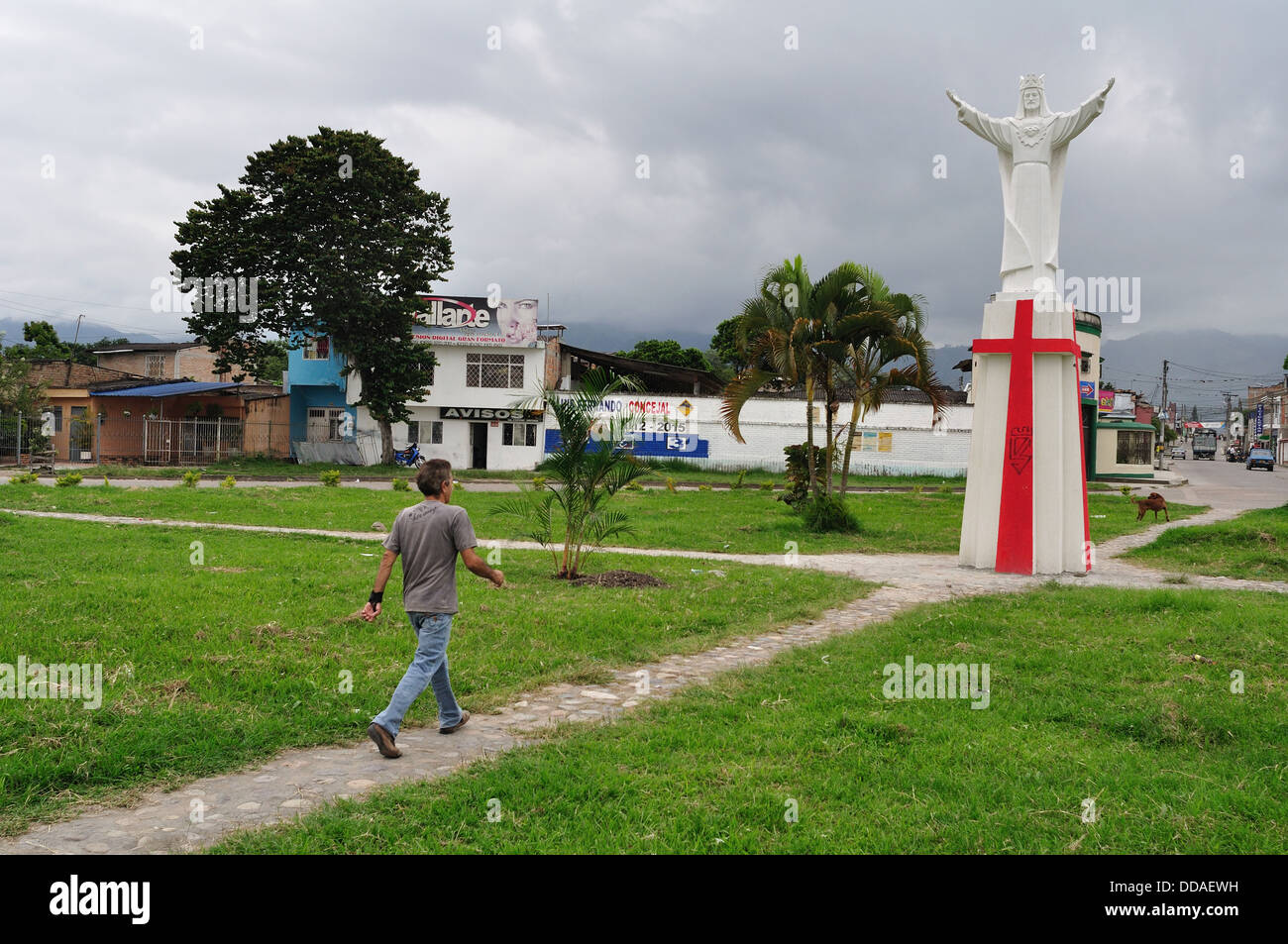 Square in PITALITO. Department of Huila.COLOMBIA Stock Photo - Alamy