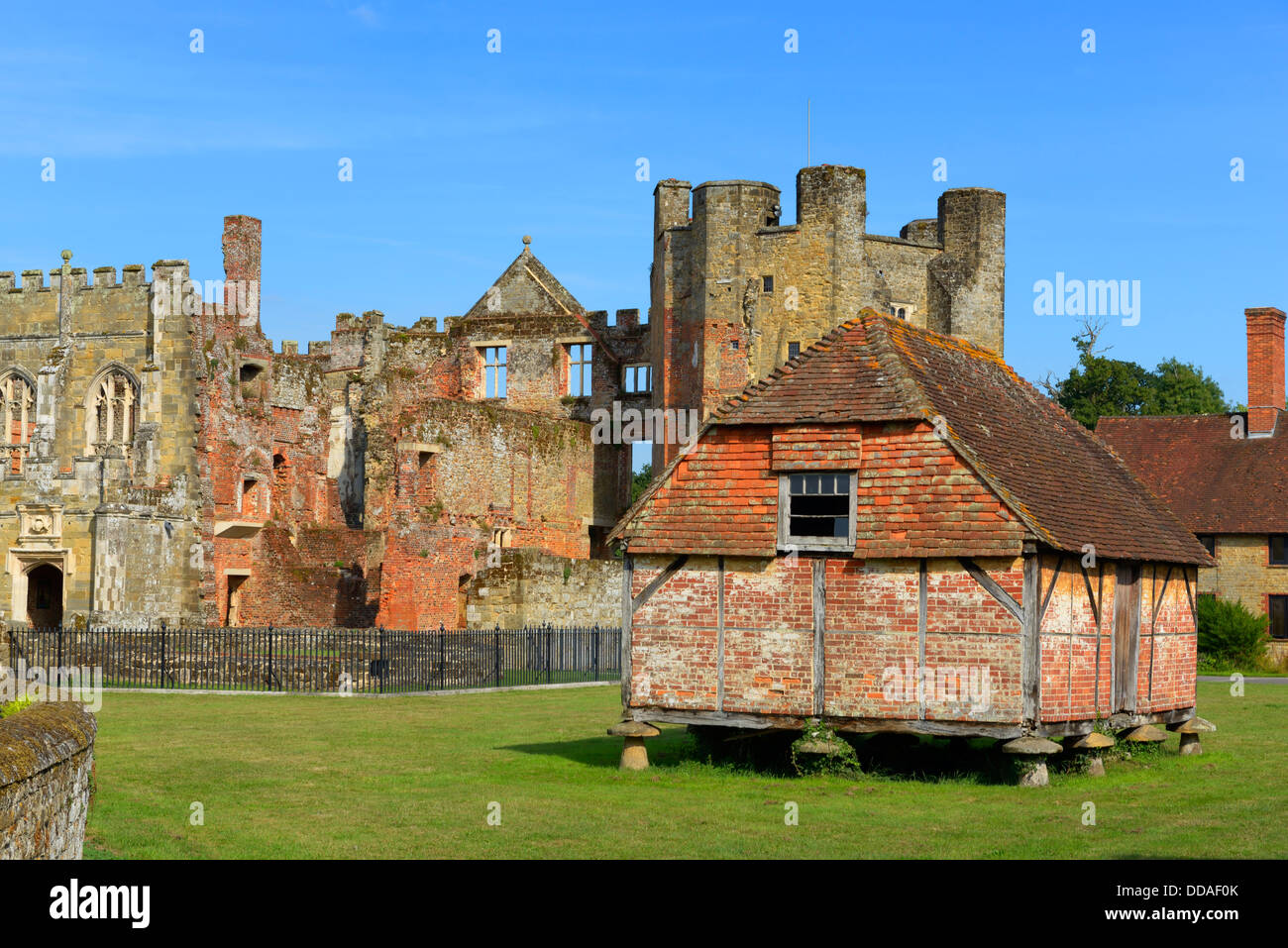 The remains of Cowdray House, Midhurst, West Sussex, UK Stock Photo - Alamy