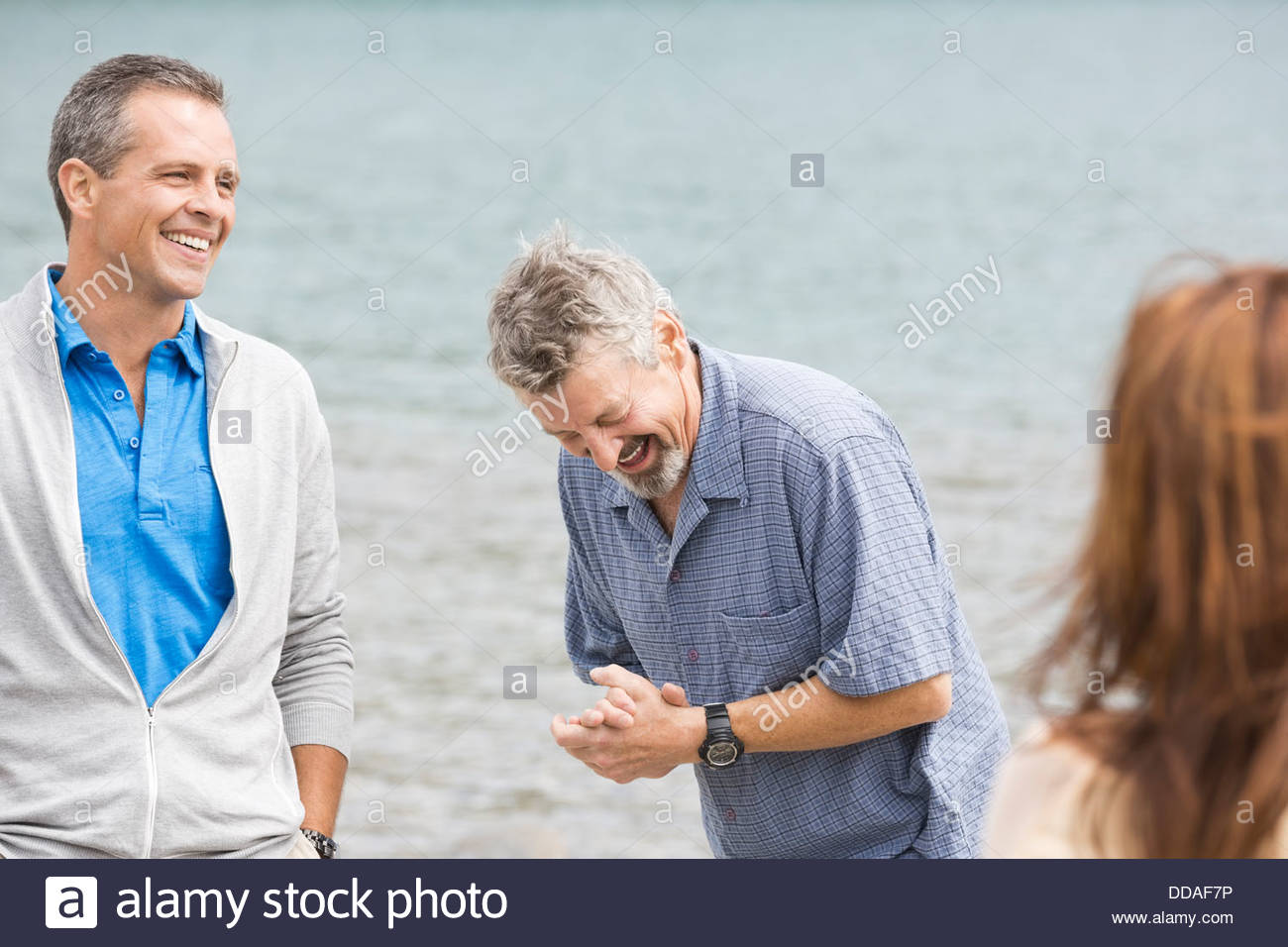 Man laughing with friends hi-res stock photography and images - Alamy