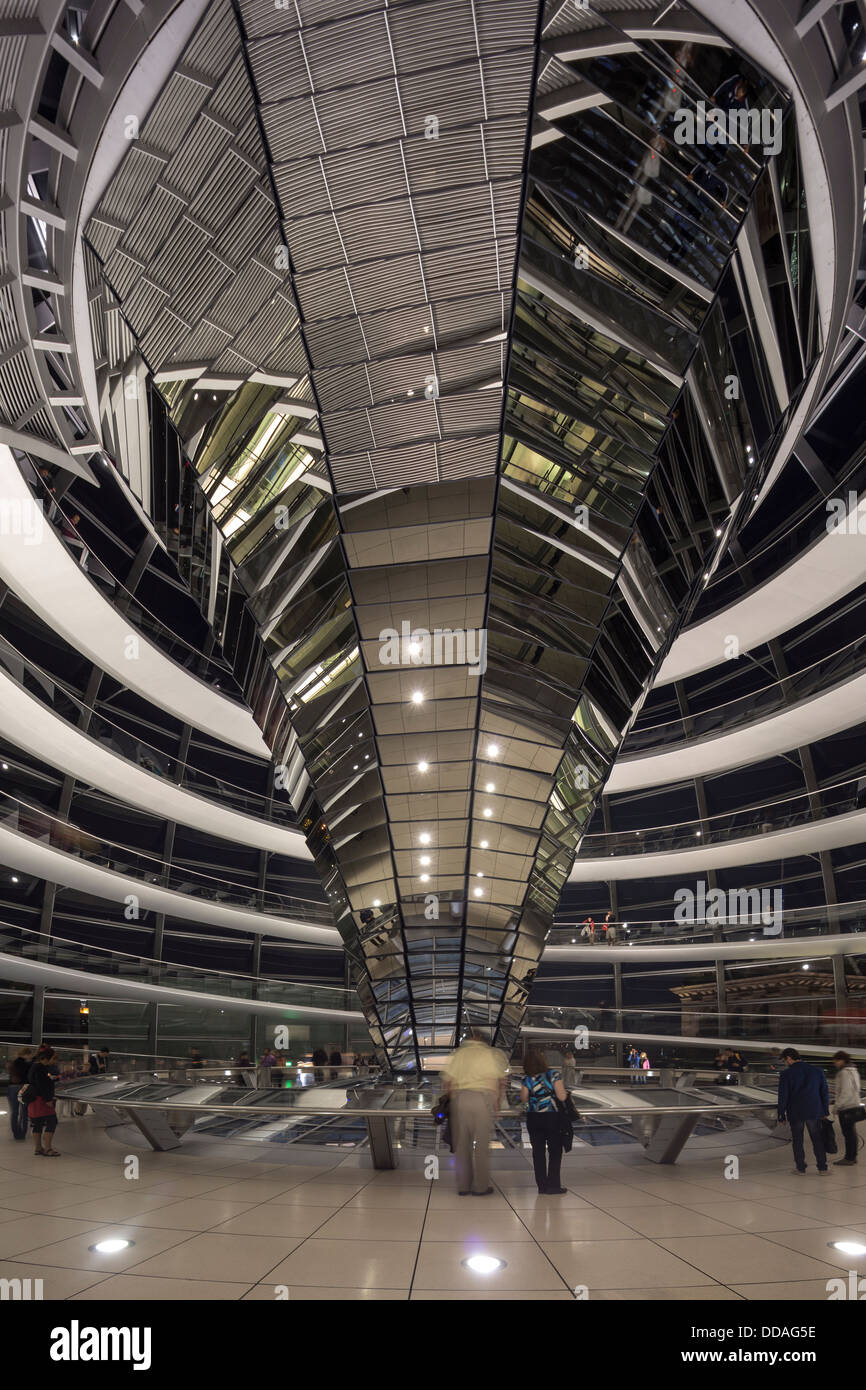 the Reichstag dome at night, Berlin, Germany Stock Photo - Alamy