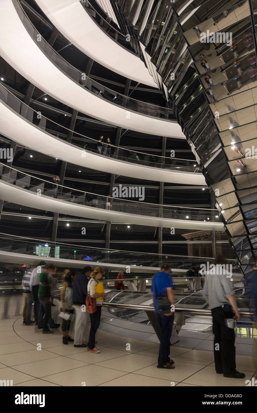 the Reichstag dome at night, Berlin, Germany Stock Photo - Alamy