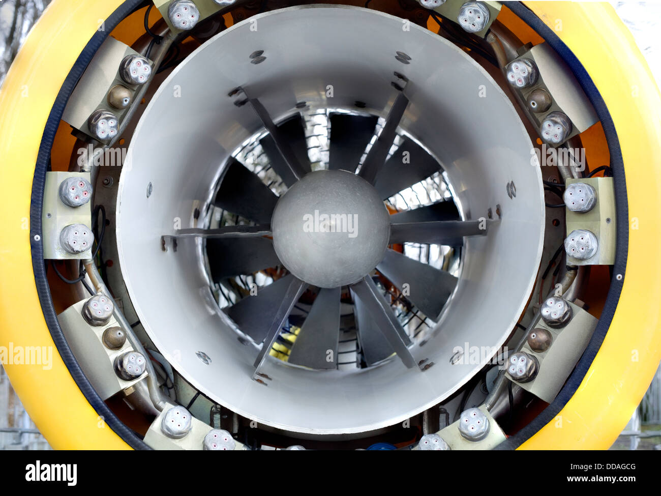 Snow Making Machine Close Up Stock Photo - Alamy