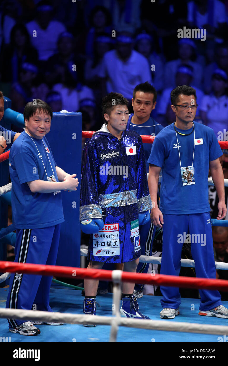 (L to R) Hideyuki Ohashi, Naoya Inoue, Shingo Inoue, AUGUST 25, 2013 ...