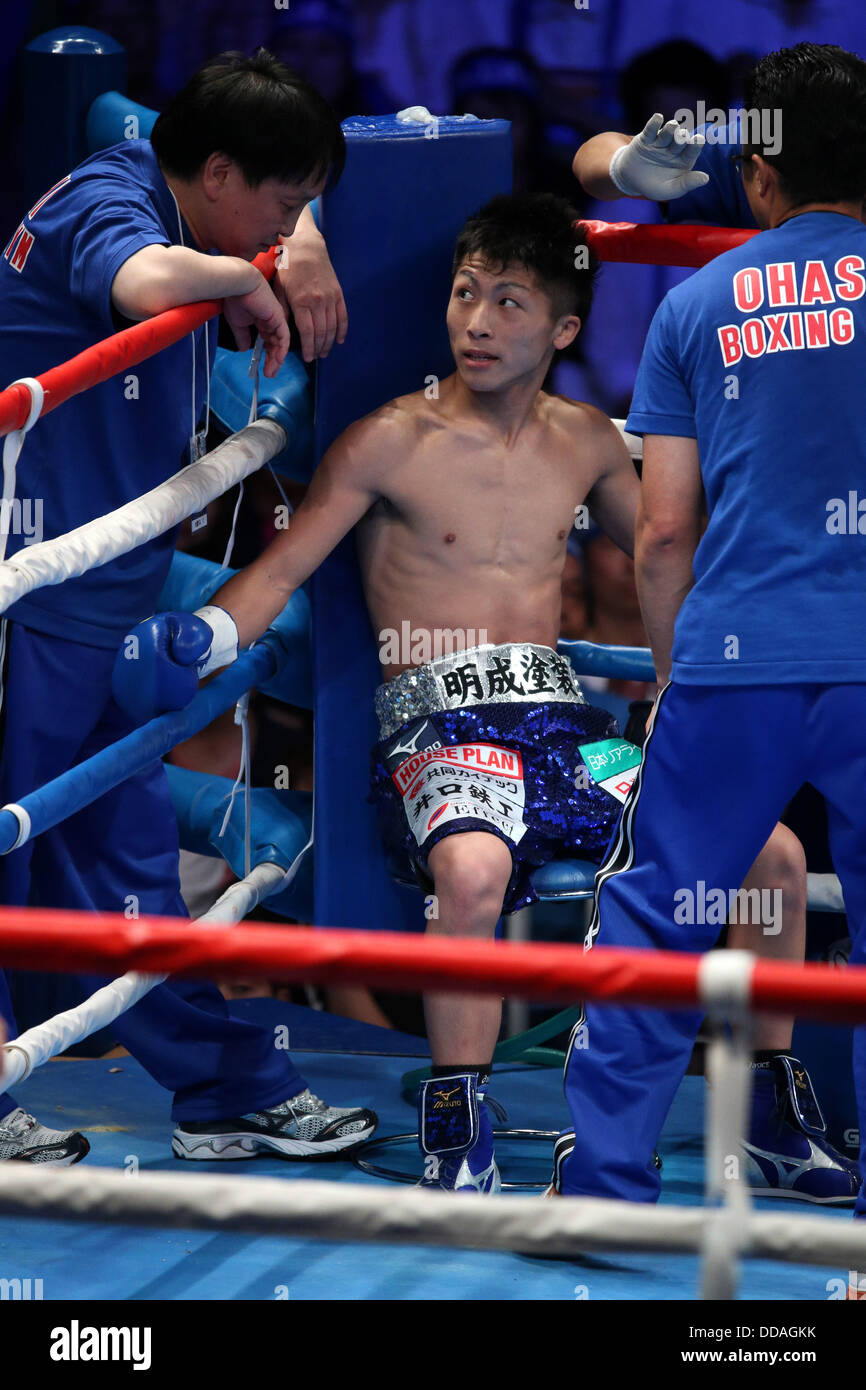 (L to R) Hideyuki Ohashi, Naoya Inoue, AUGUST 25, 2013 - Boxing : Naoya ...
