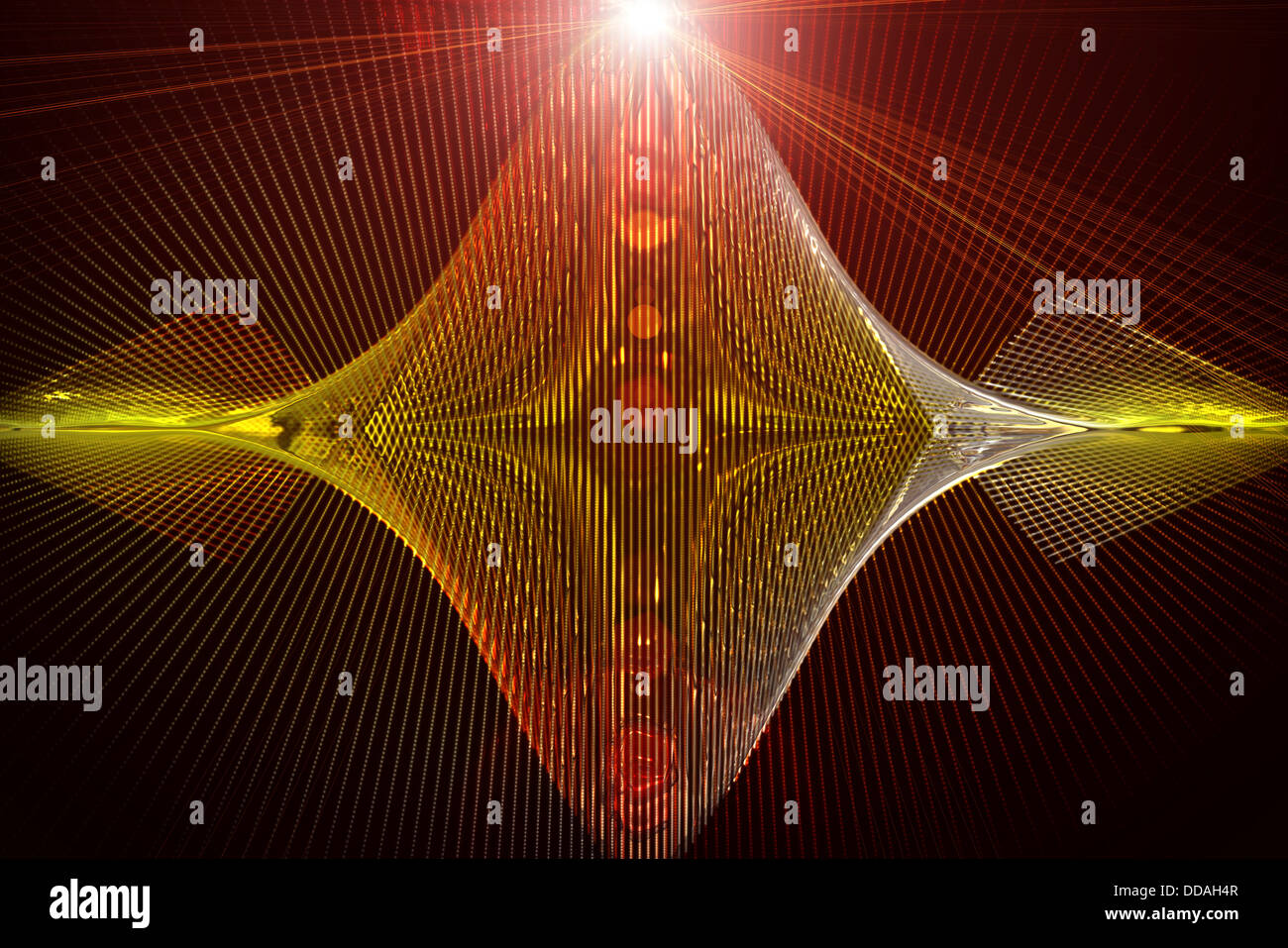 Futuristic technology wave background design with lights Stock Photo ...