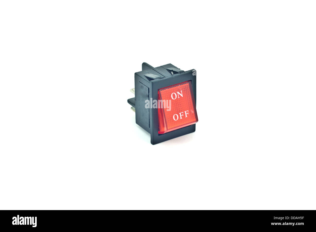 Circular 110-220V power switch Electronics Stock Photo - Alamy