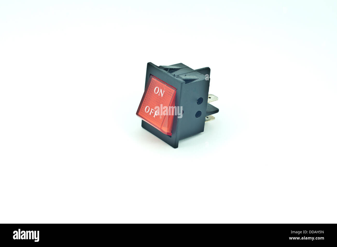 Circular 110-220V power switch Electronics Stock Photo - Alamy