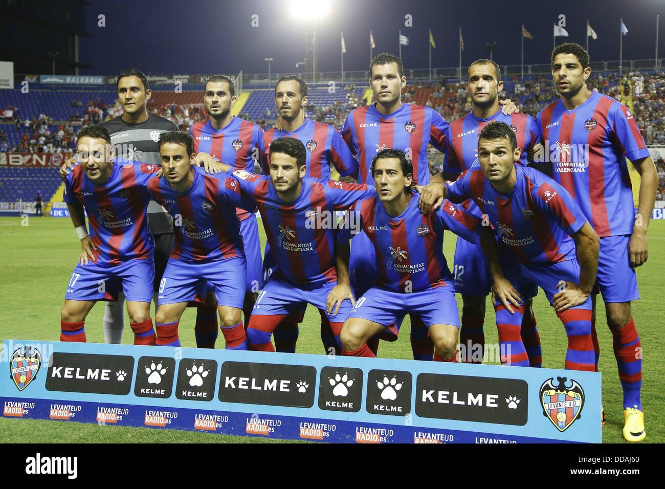 Levante team group line-up, AUGUST 25, 2013 - Football / Soccer ...