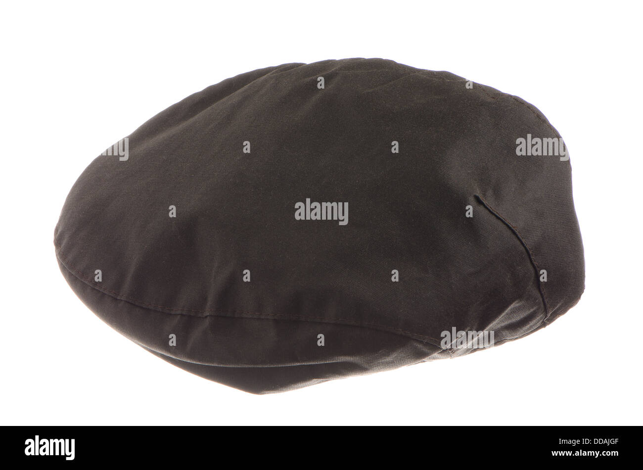 Grey stylish cap on white background Stock Photo - Alamy