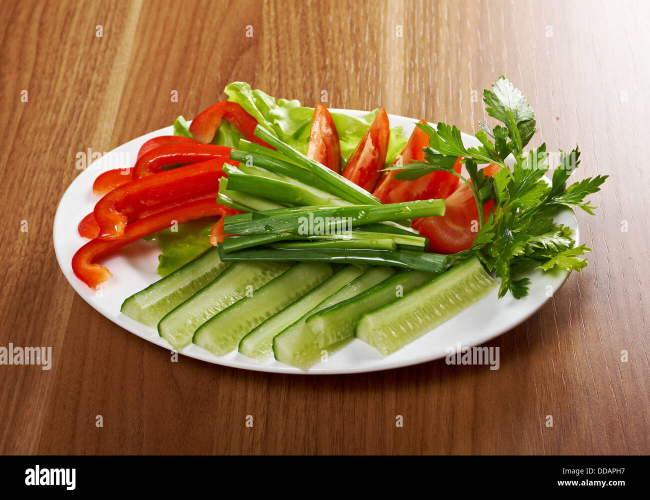 vegetable arrangement .tomaty,cucumber Stock Photo - Alamy