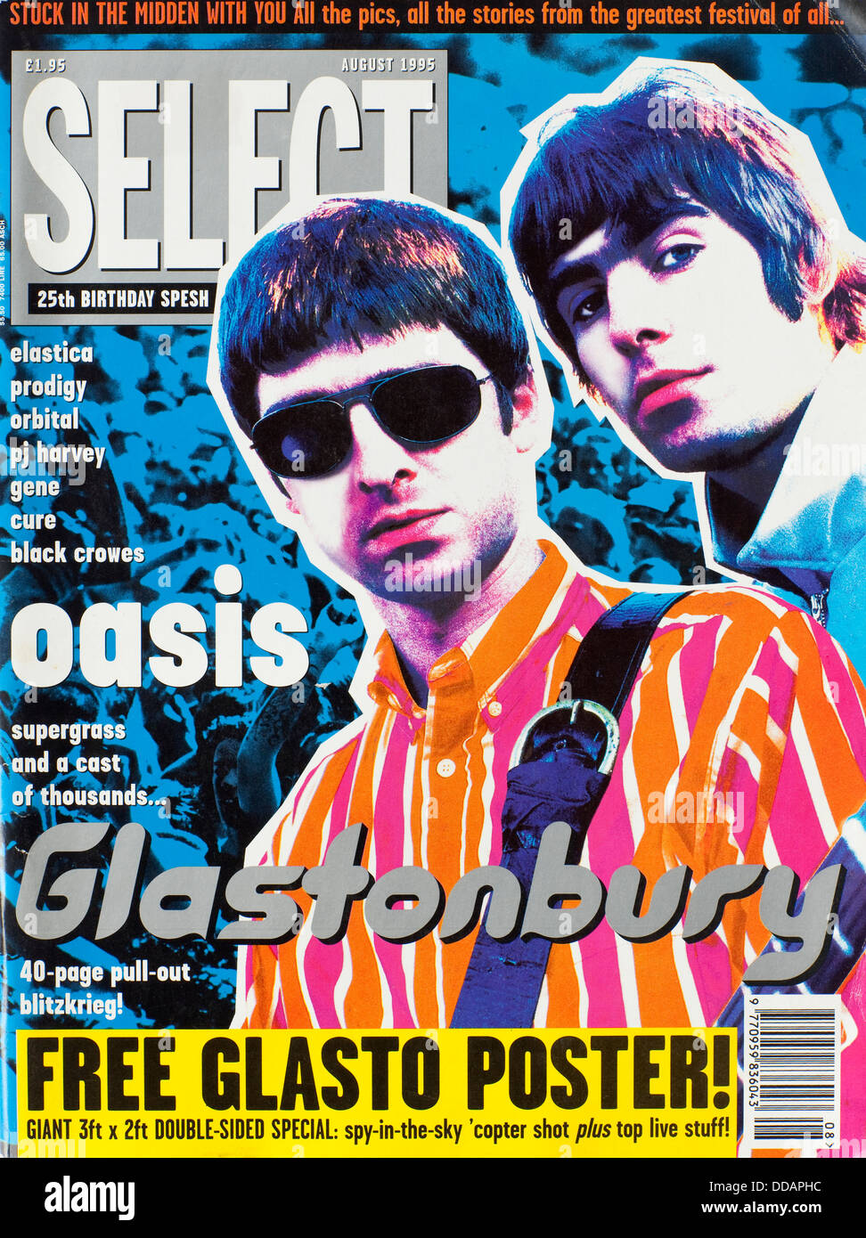 Select Magazine - August 1995, Oasis front cover Stock Photo: 59858888 ...