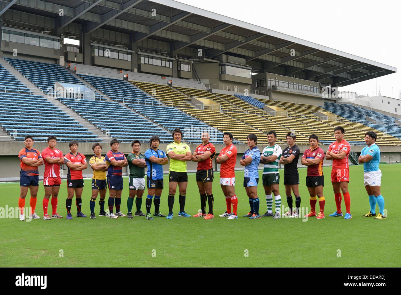 Photo Session of All Team Captains, AUGUST 26, 2013 - Rugby : Japan ...