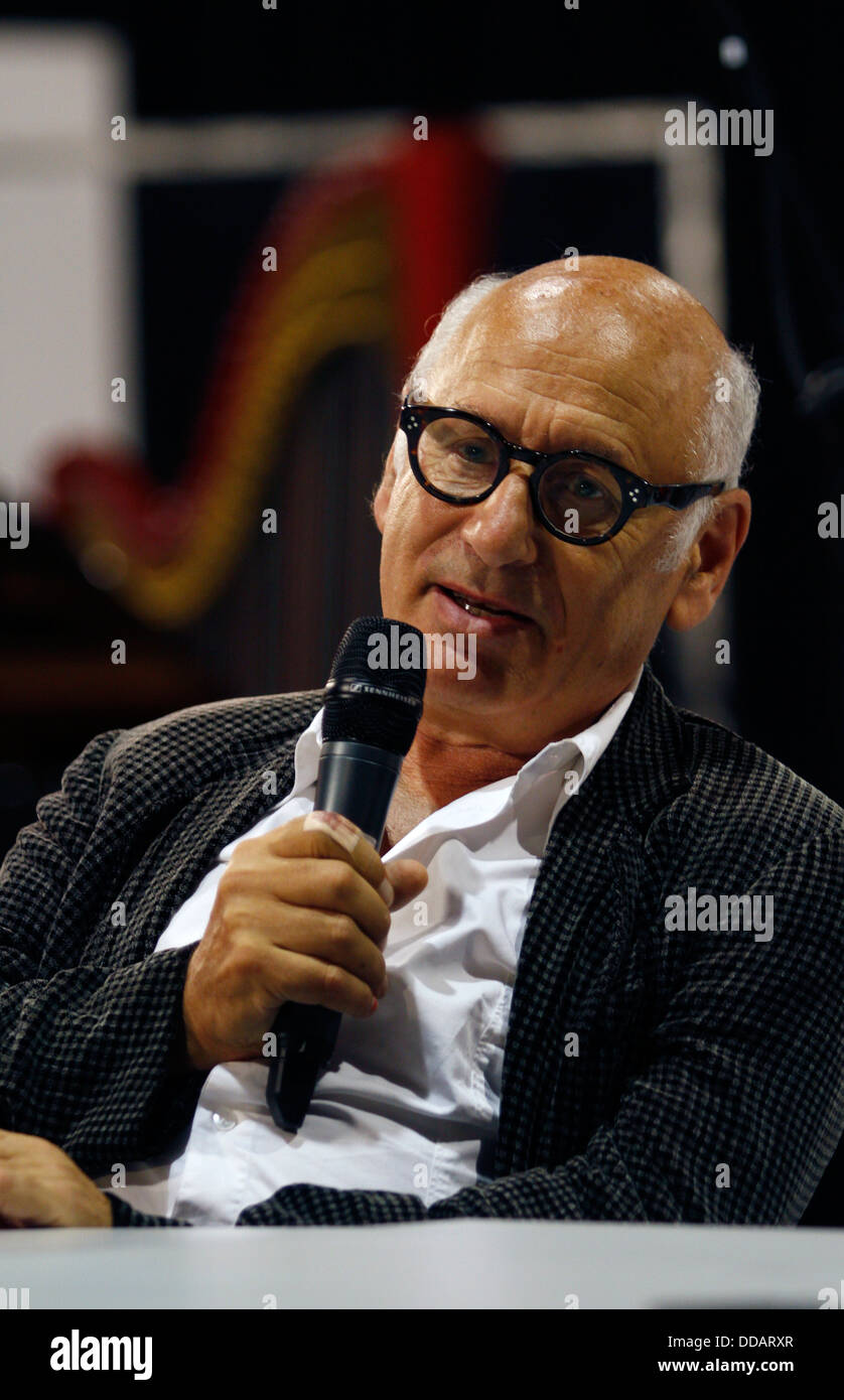 Michael Nyman is seen during the recording of a Symphony to be released ...