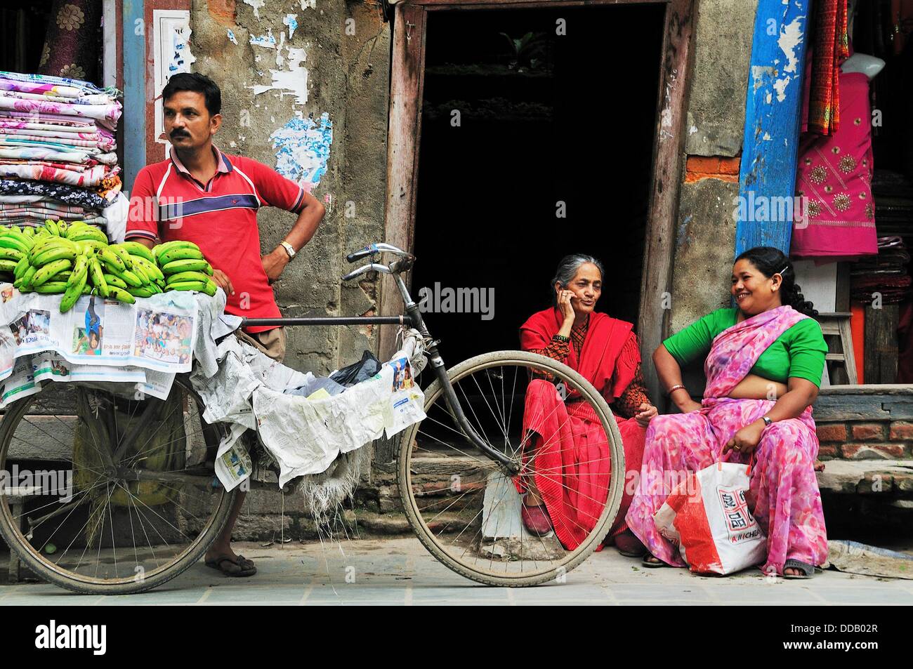 Nepal telephone hi-res stock photography and images - Alamy