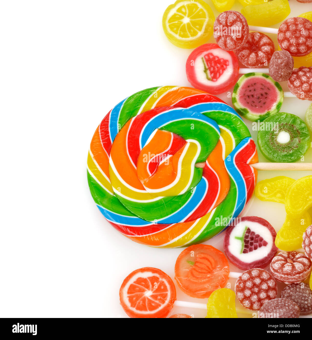 Background colorful fruit candies hi-res stock photography and images ...
