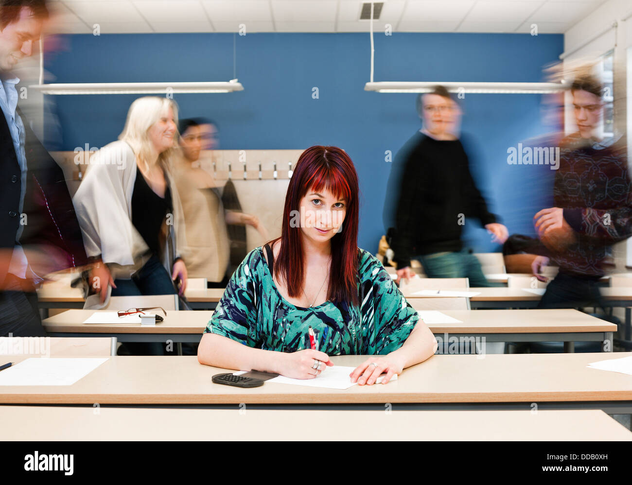 End of class leaving class hi-res stock photography and images - Alamy