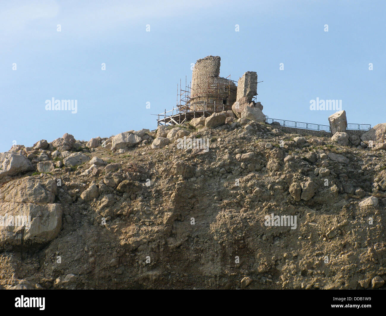 ruins of Chembalo fortress near Balaclava, Ukraine Stock Photo - Alamy