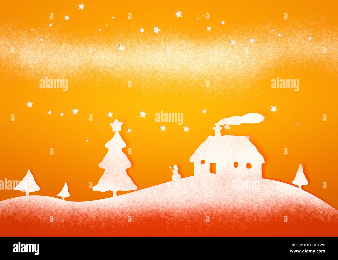 orange christmas background Stock Photo - Alamy
