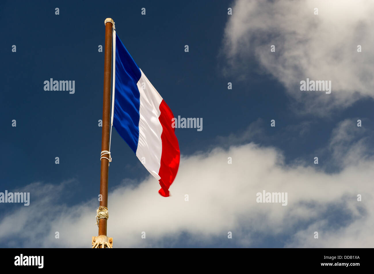 French flag pole hi-res stock photography and images - Alamy
