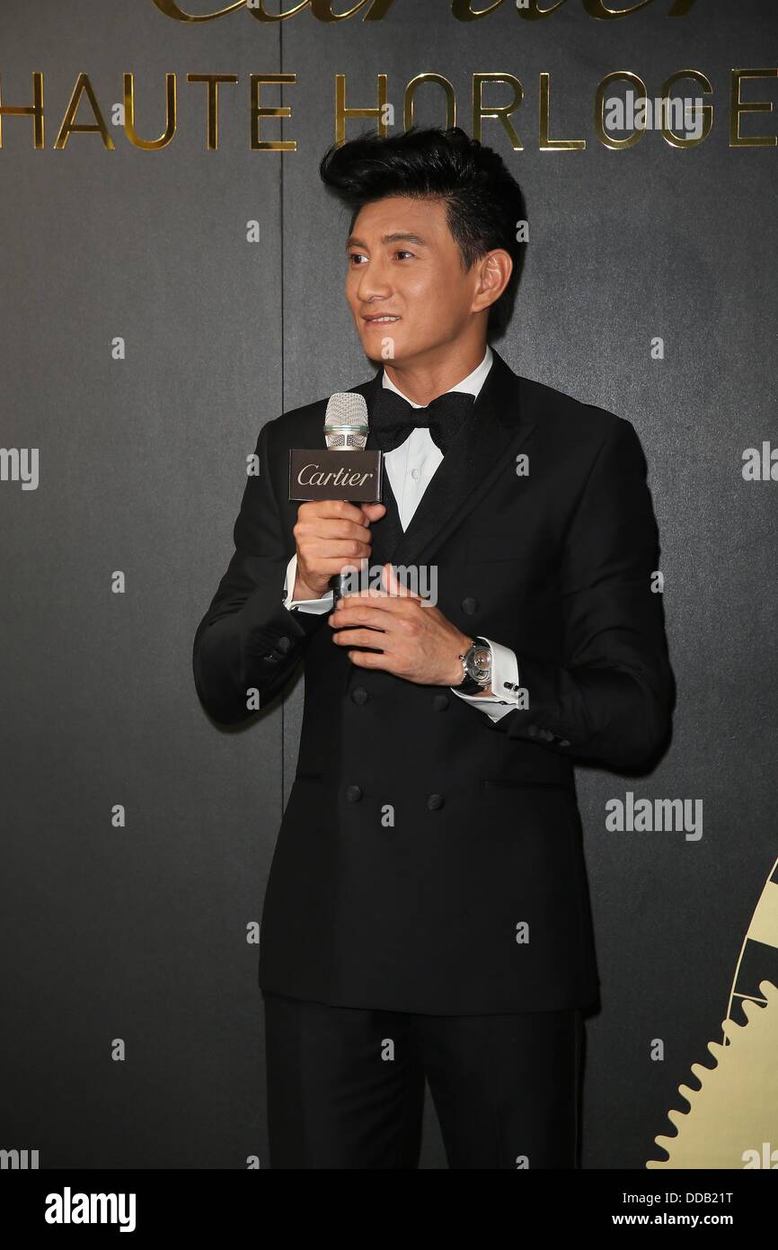 Actor Vicky Wu attends promotion activity of brand watch in Taipei,China on Thursday August 29 ...