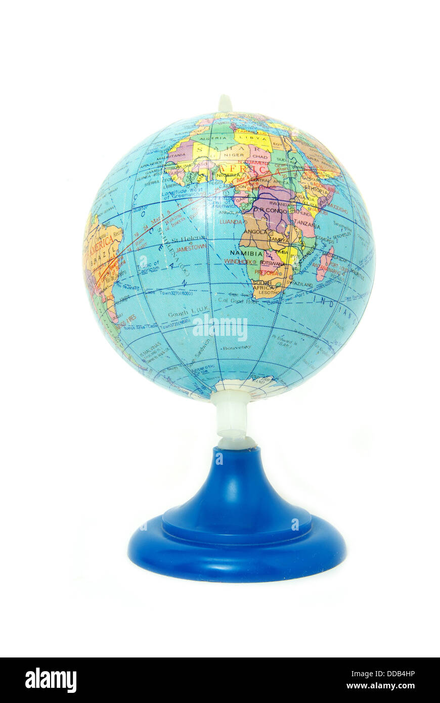 globe on white Stock Photo - Alamy